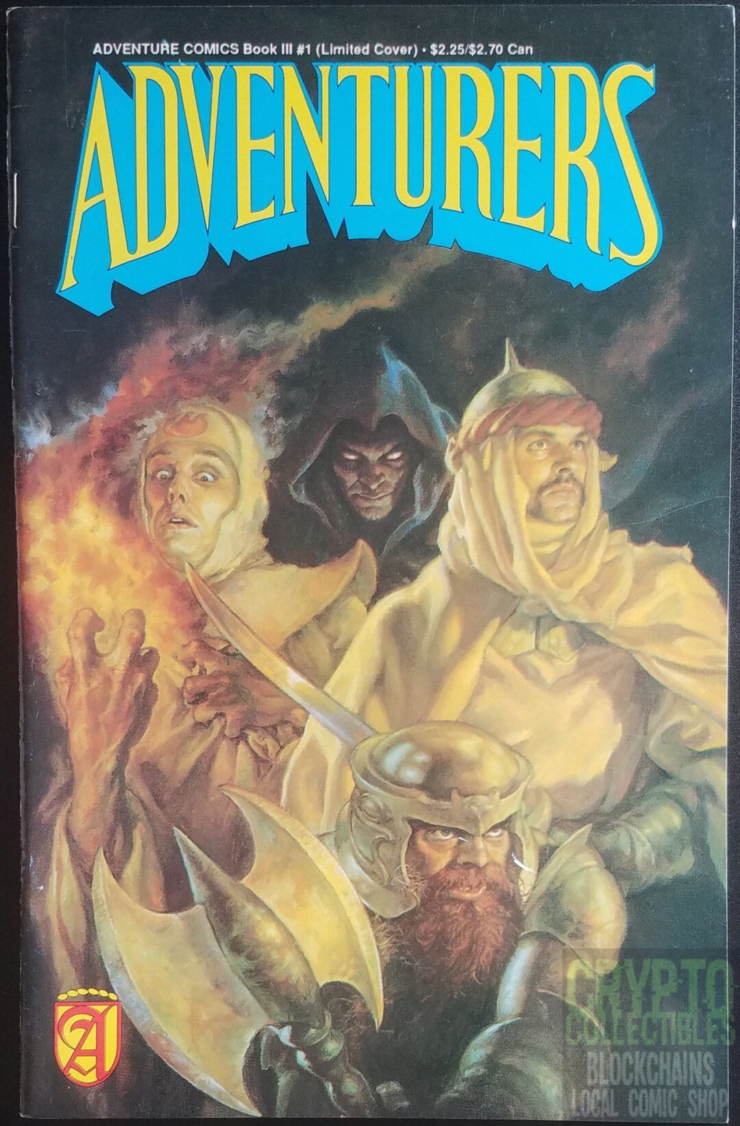 Adventurers Book III 1 Variant Cover 1989 Comic Book - Etsy