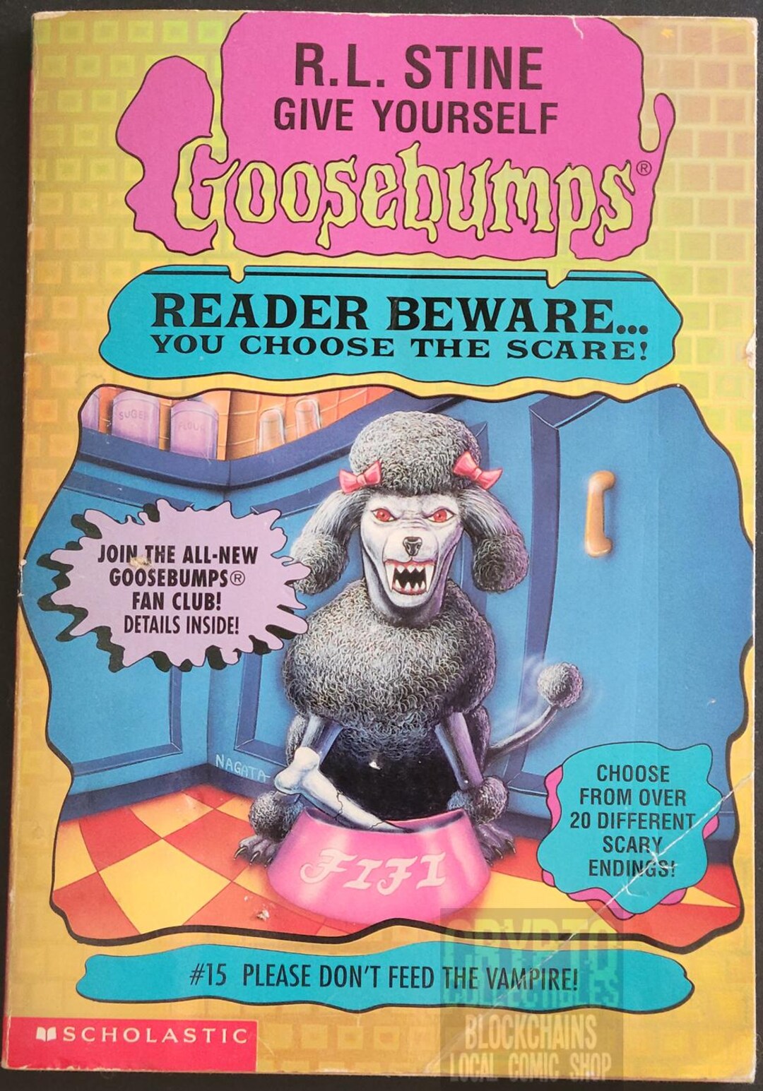 Goosebumps #15 Please Don't Feed the Vampire! (1997) Paperback Book - Etsy
