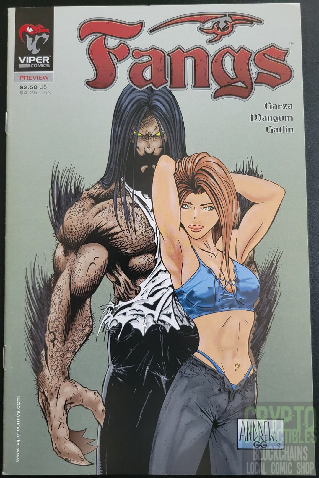 Fangs Rage Preview 2002 Comic Book - Etsy