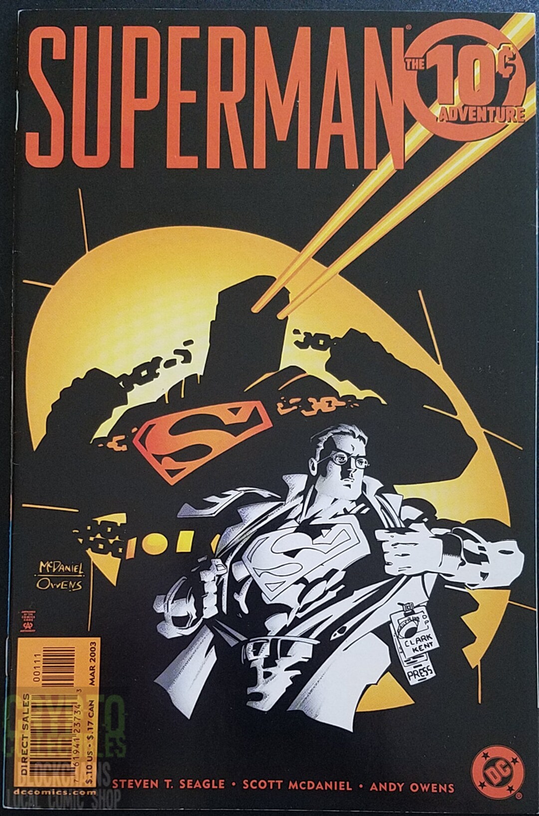 Superman the 10 Cent Adventure #1 (2003) Comic Book - Etsy