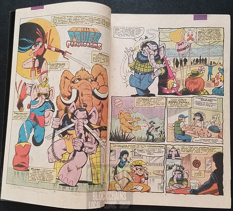 Power Pachyderms #1 (1989) Comic Book - Etsy