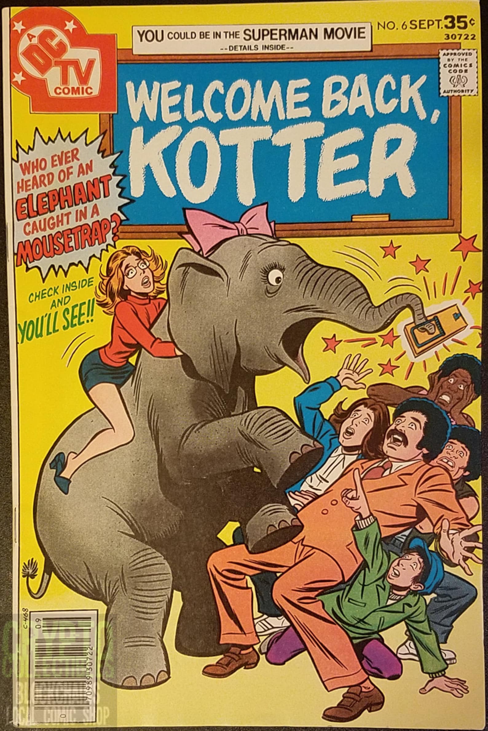 Welcome Back Kotter #6 (1977) Comic Book - Etsy