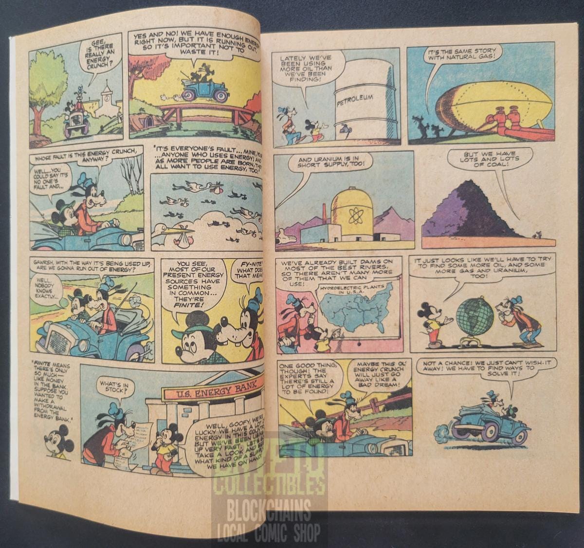 Mickey Mouse and Goofy Explore Energy #1 (1976) Comic Book - Etsy