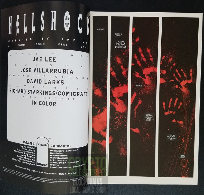 Hellshock 4 Issue Complete Set (1994) Comic Books - Etsy