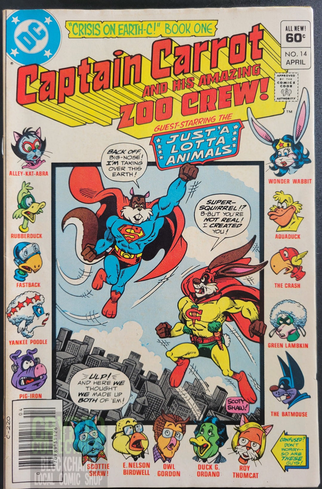 Captain Carrot and His Amazing Zoo Crew! #14 (1983) Comic Book - Etsy