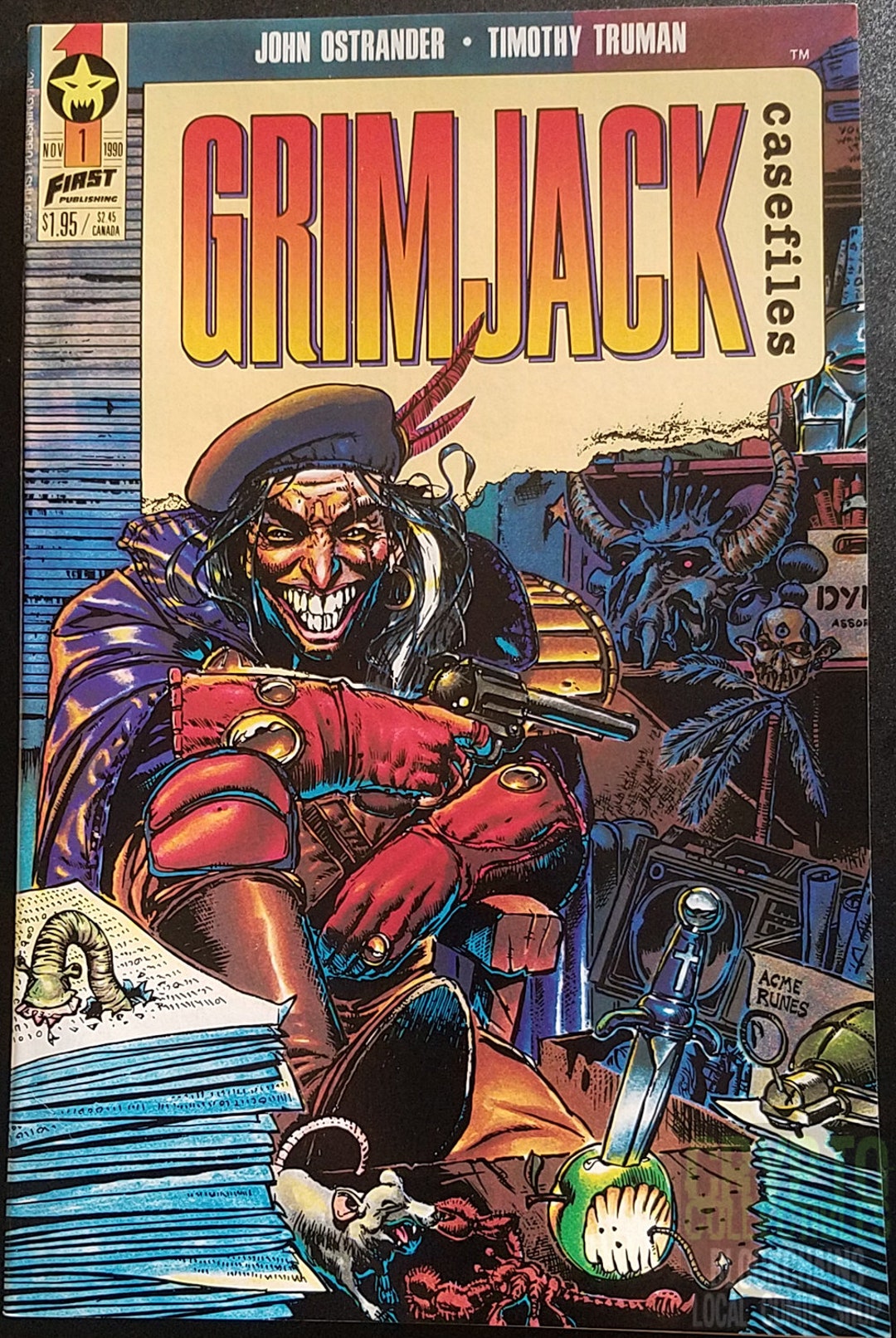 Grimjack Casefiles #1 (1990) Comic Books - Etsy