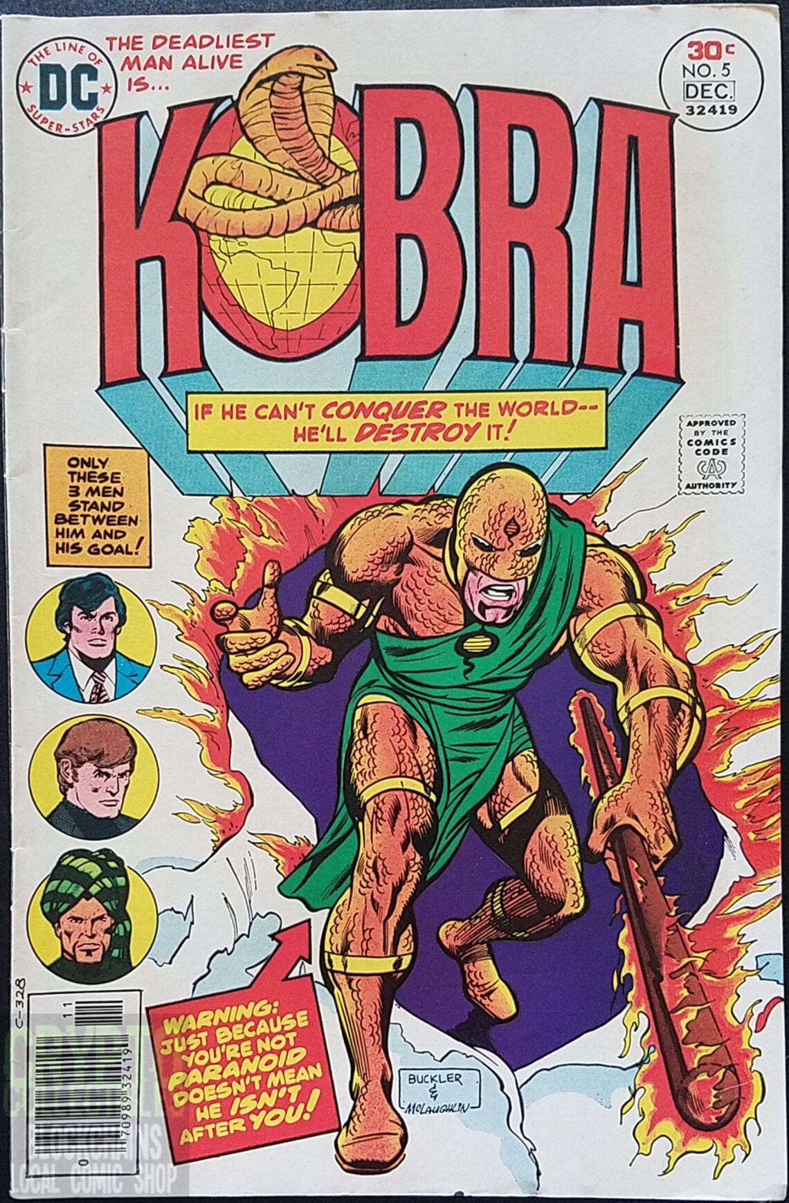 Kobra 1-5 1976 Comic Books - Etsy