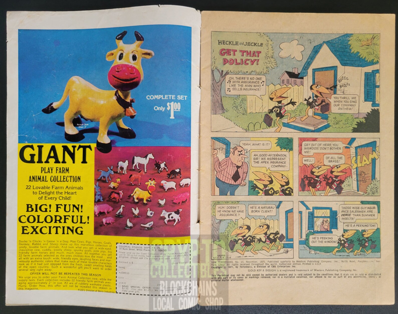 New Terrytoons #14 Starring Heckle and Jeckle (1971) Comic Book - Etsy