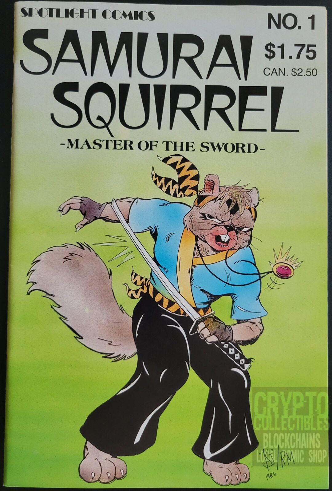 Samurai Squirrel 2 Issue Complete Set (1986) Comic Books - Etsy