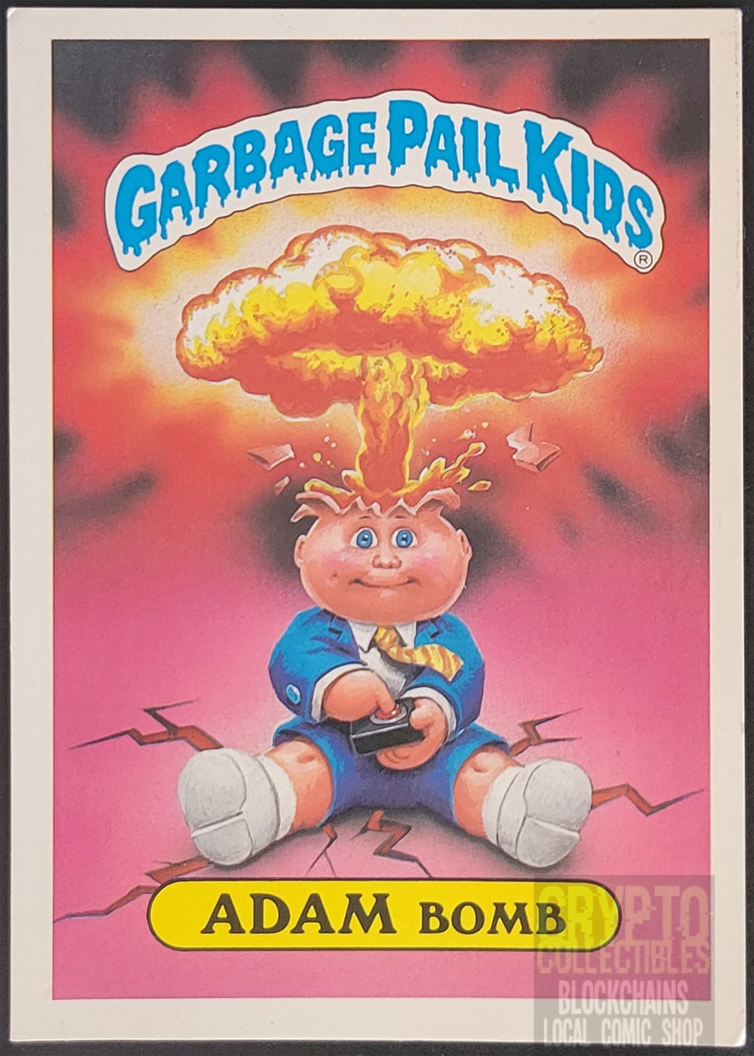 Garbage Pail Kids Adam Bomb (1986) Giant Sticker - Etsy