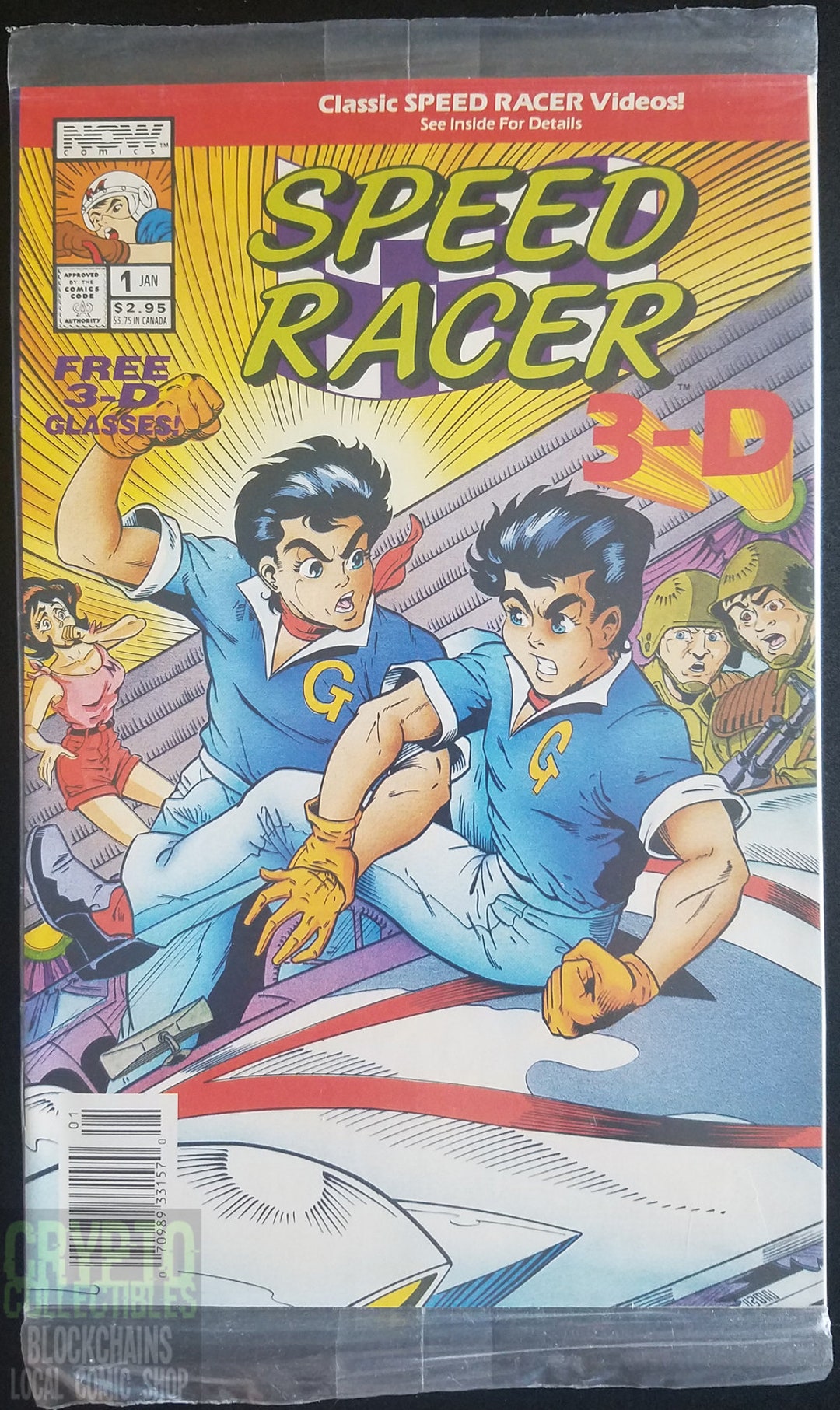 Speed Racer 3-D #1 Sealed (1993) Comic Book - Etsy