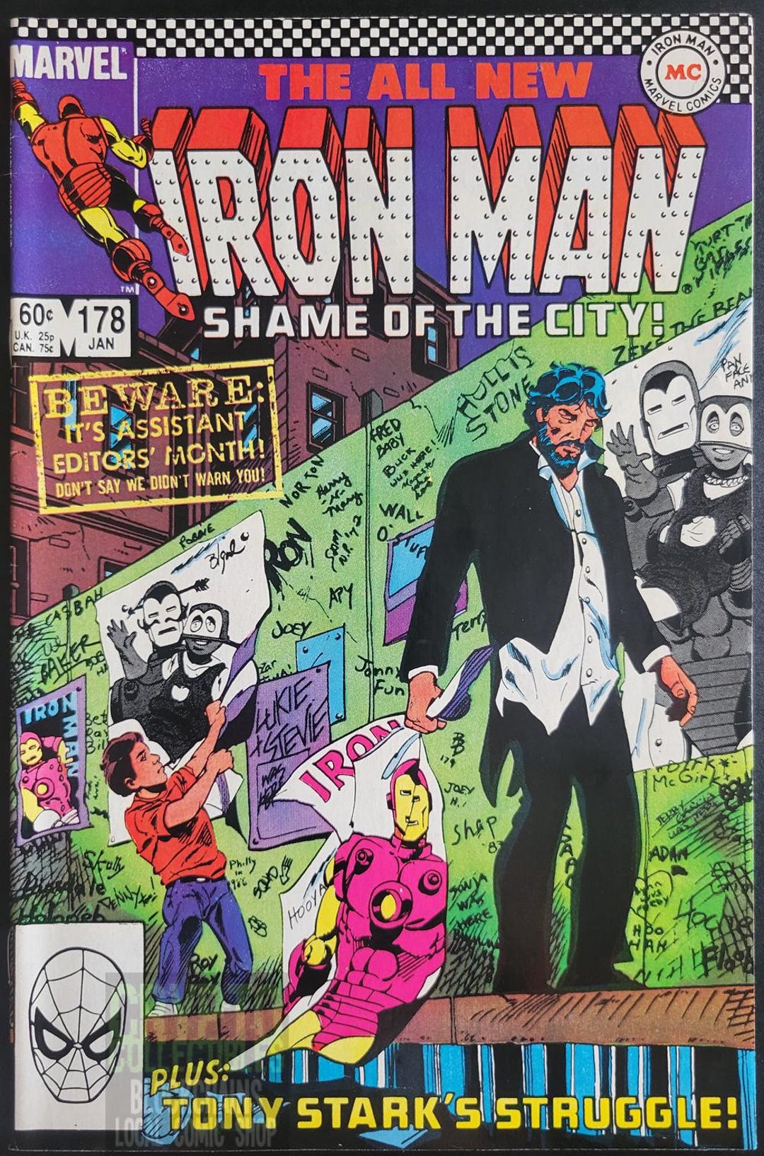 Iron Man #178 (1984) Comic Book - Etsy