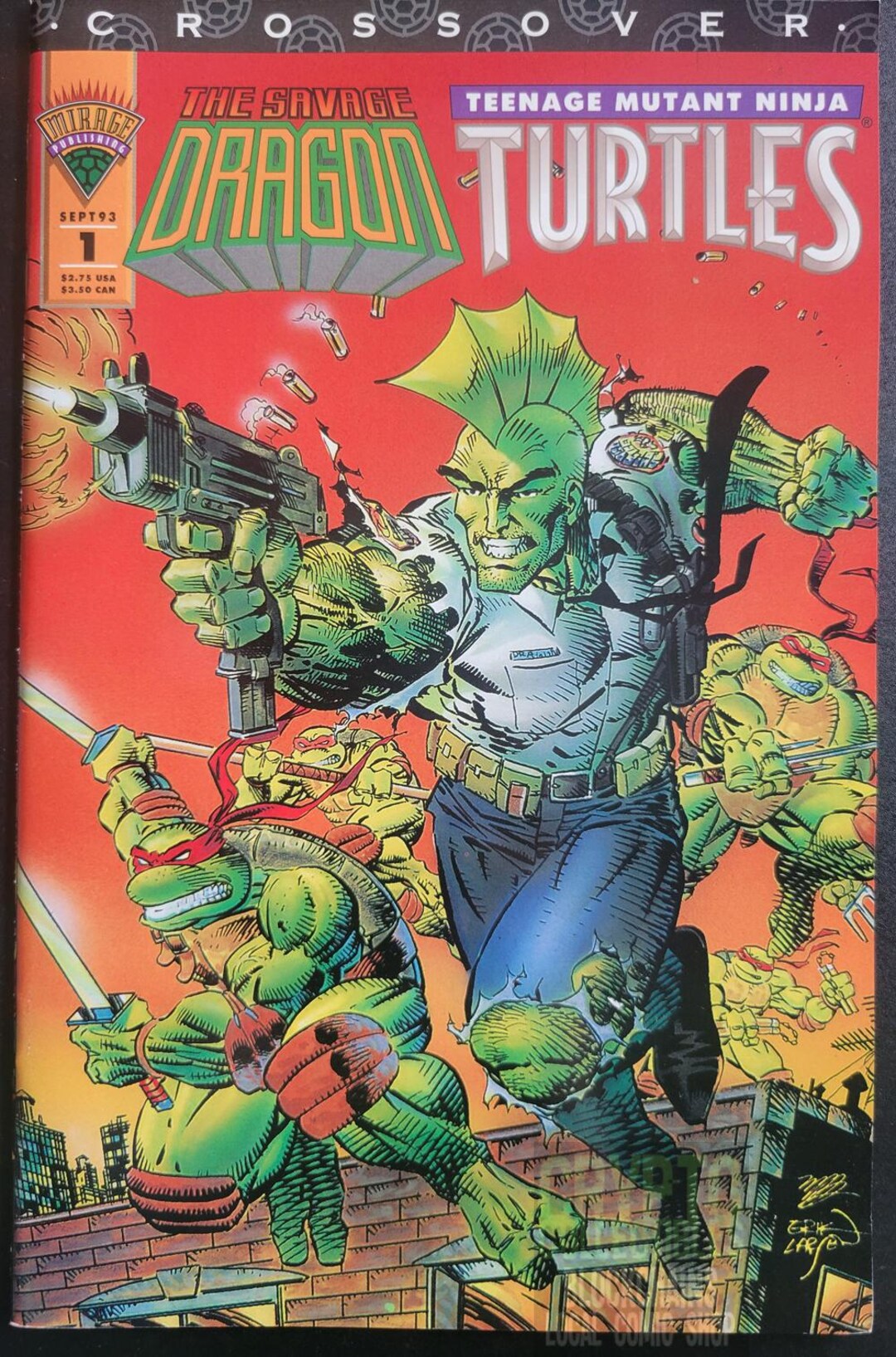 Savage Dragon Teenage Mutant Ninja Turtles #1 (1993) Comic Book - Etsy