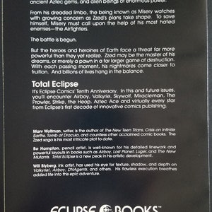 Total Eclipse #1 & 2 (1988) Comic Books - Etsy