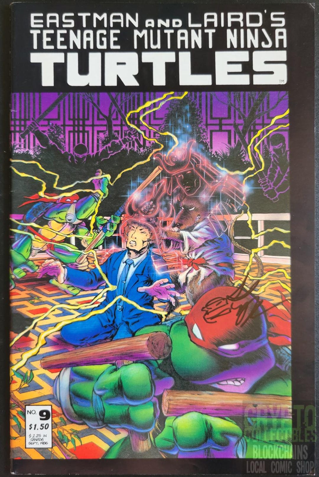 Teenage Mutant Ninja Turtles #9 (1986) Comic Book - Etsy