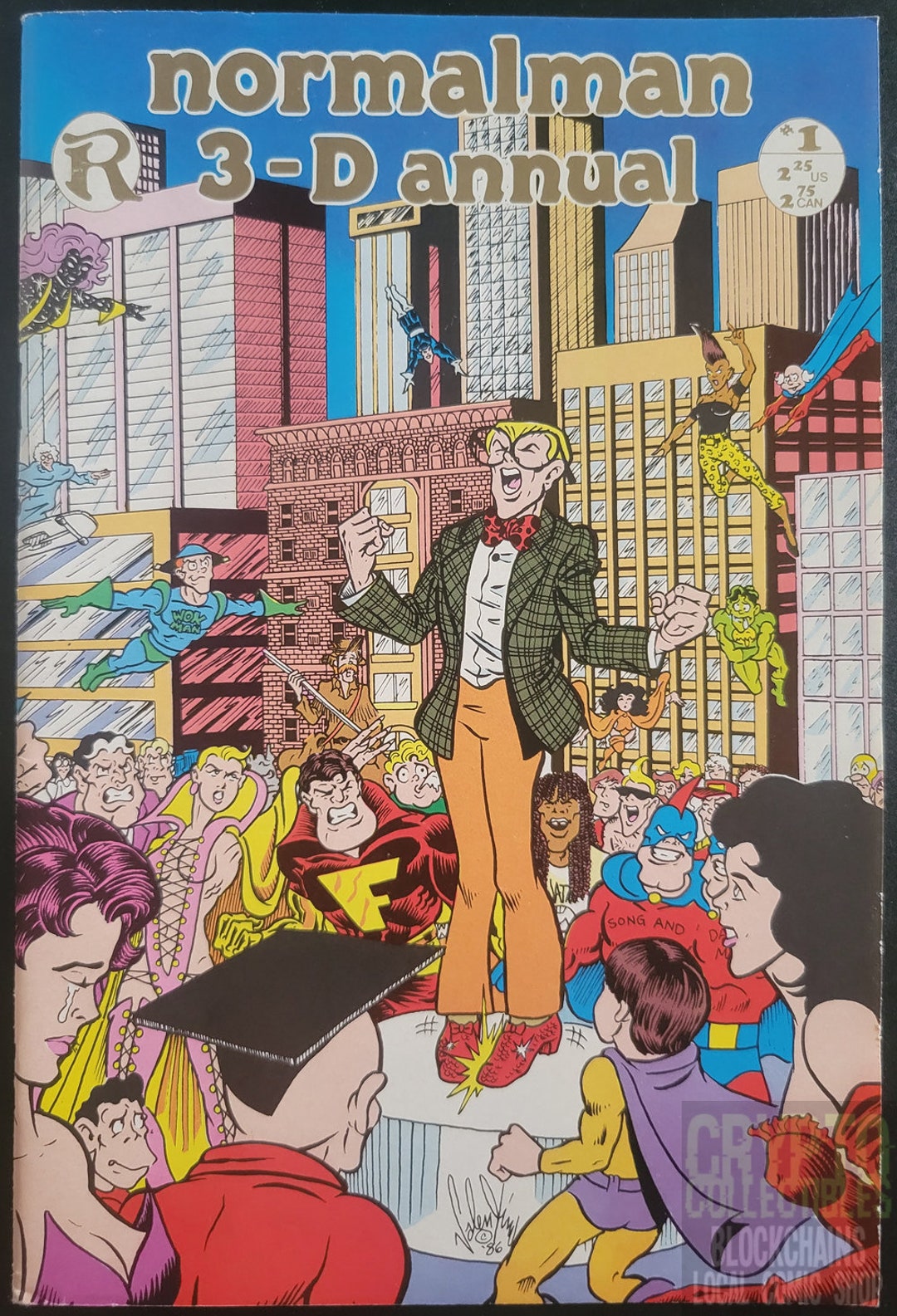 Normalman 3-D Annual #1 (1986) Comic Book - Etsy