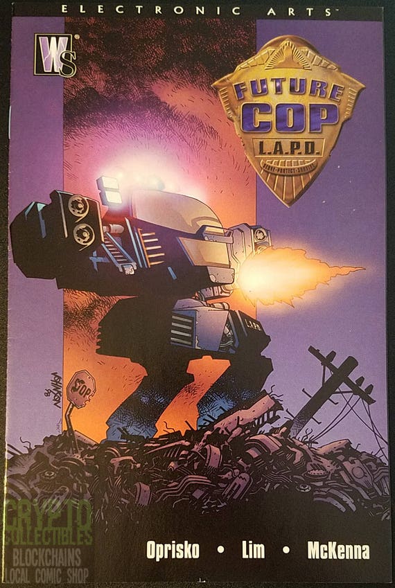 Future Cop L.A.P.D. 1998 Comic Book | Etsy