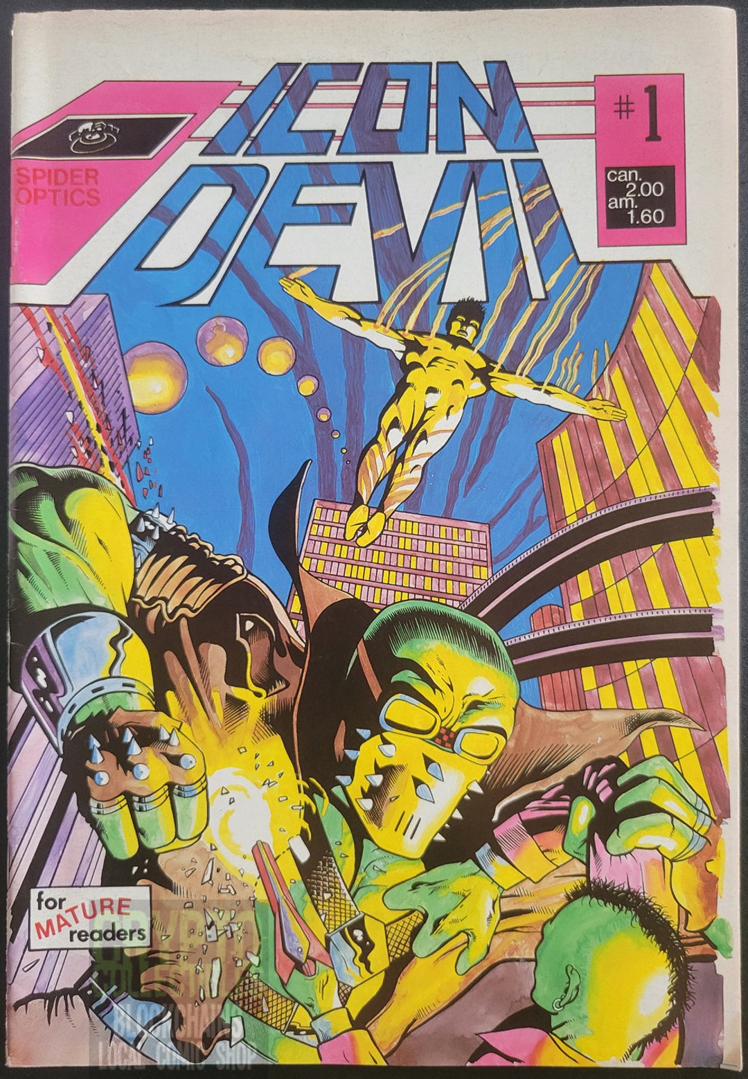Icon Devil #1 (1987) Comic Book - Etsy