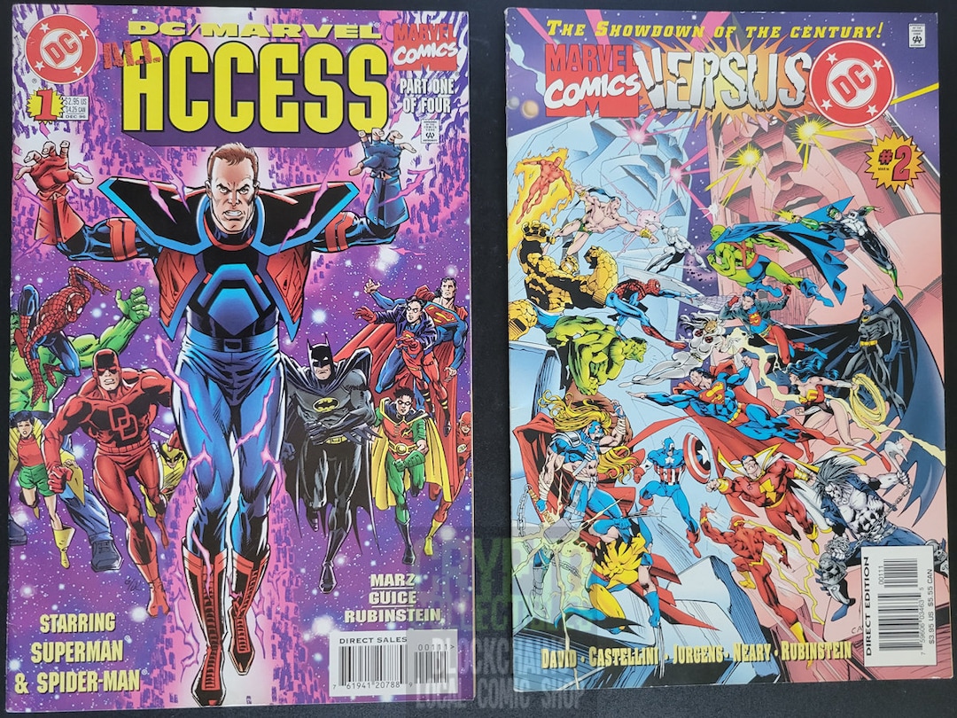 Marvel DC Crossover 12 Issue Lot (1996-1997) Comic Books - Etsy