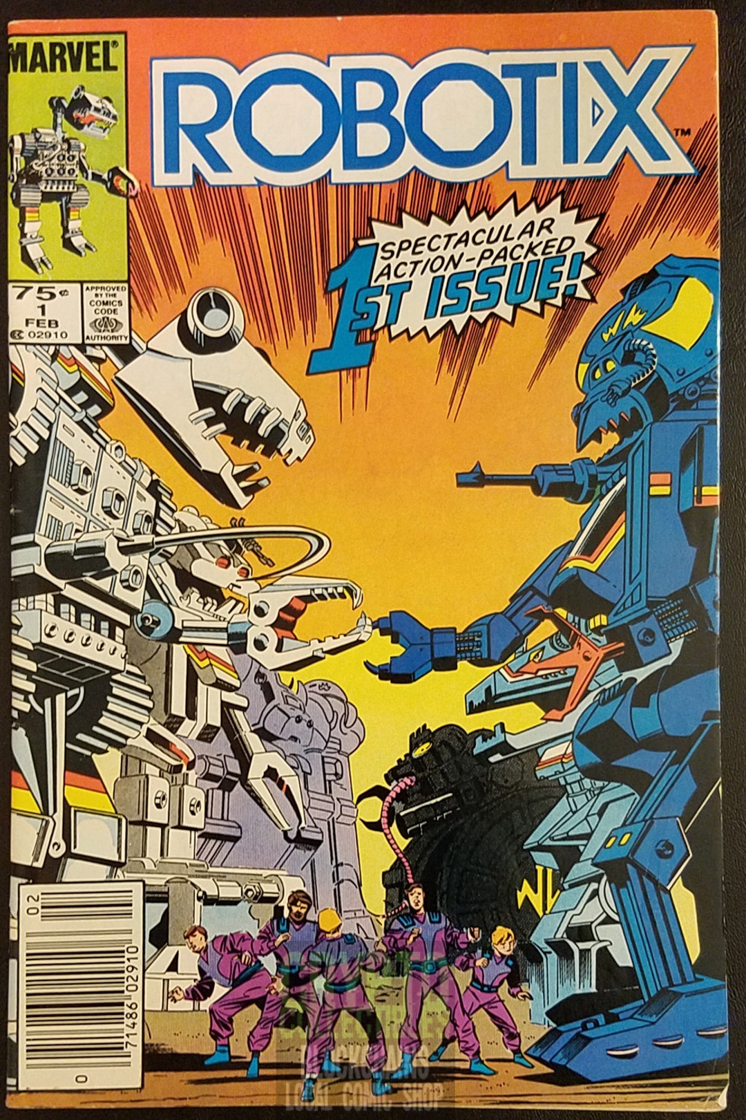Robotix 1 1986 Comic Book - Etsy