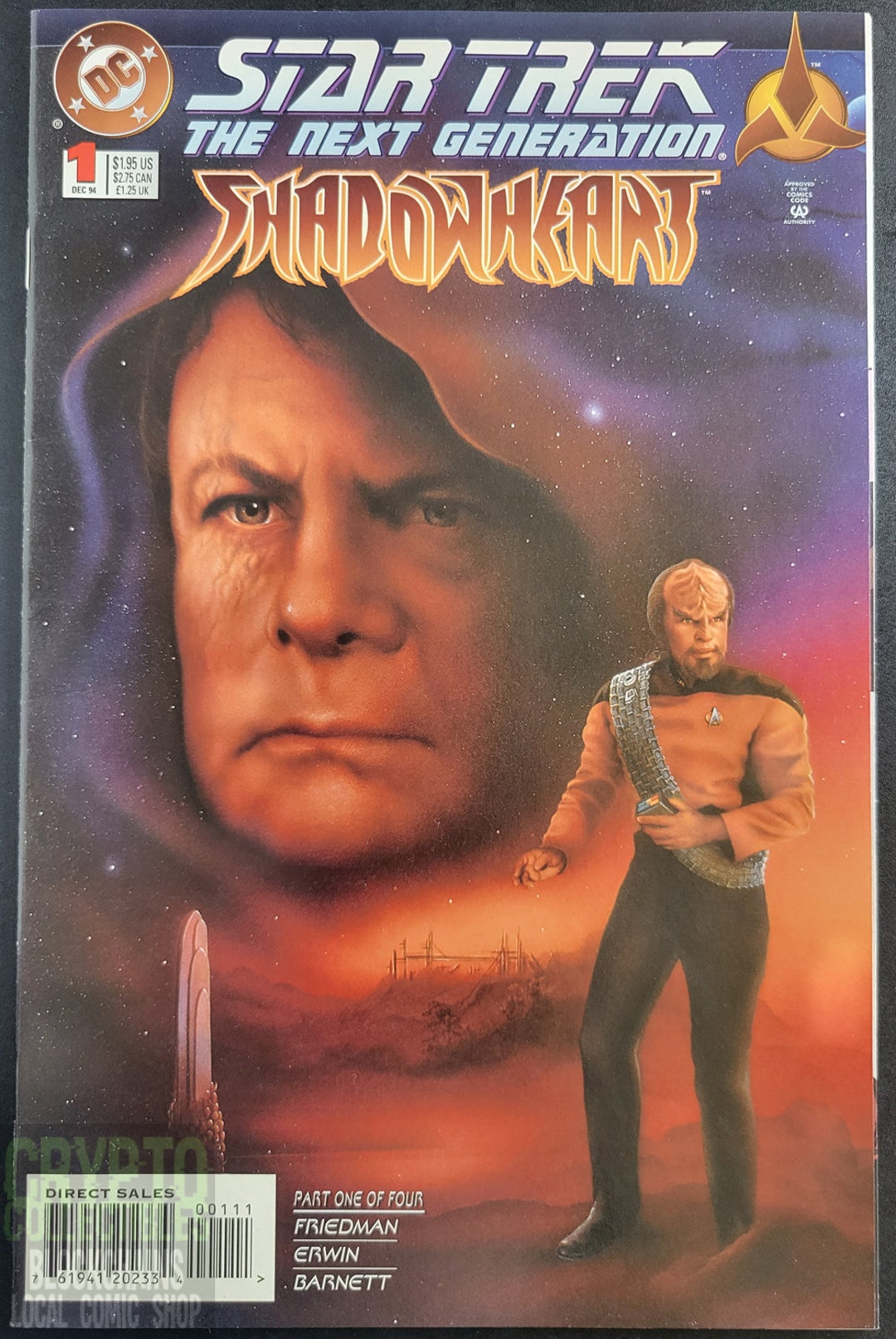 Star Trek the Next Generation Shadowheart #1 (1994) Comic Book - Etsy ...