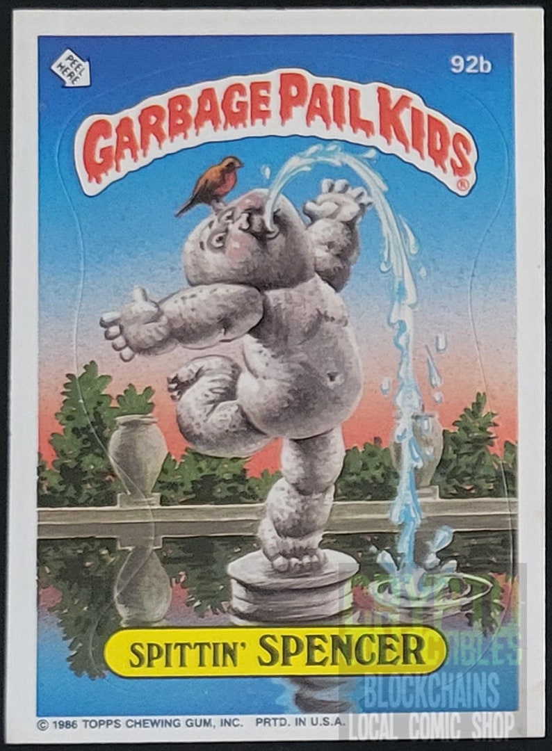 Garbage Pail Kids 4 Sticker Lot (1986) Stickers - Etsy
