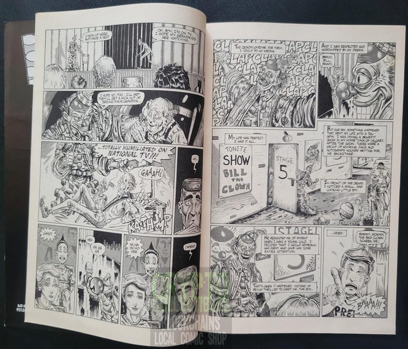 Bill the Clown #1 (1992) Comic Book - Etsy