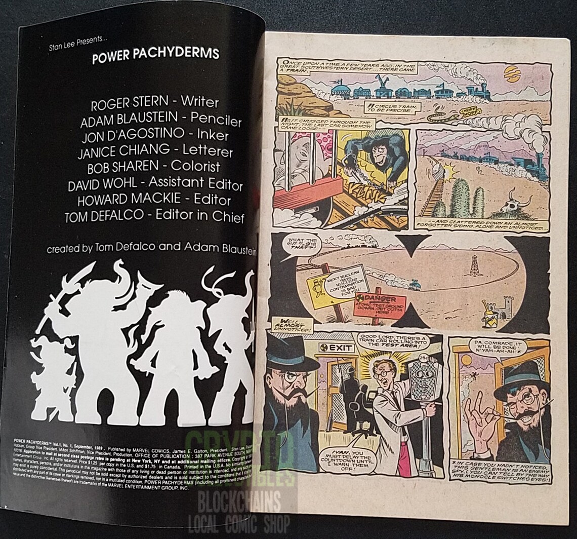 Power Pachyderms #1 (1989) Comic Book - Etsy