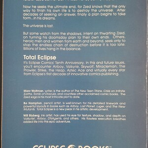 Total Eclipse #1 & 2 (1988) Comic Books - Etsy