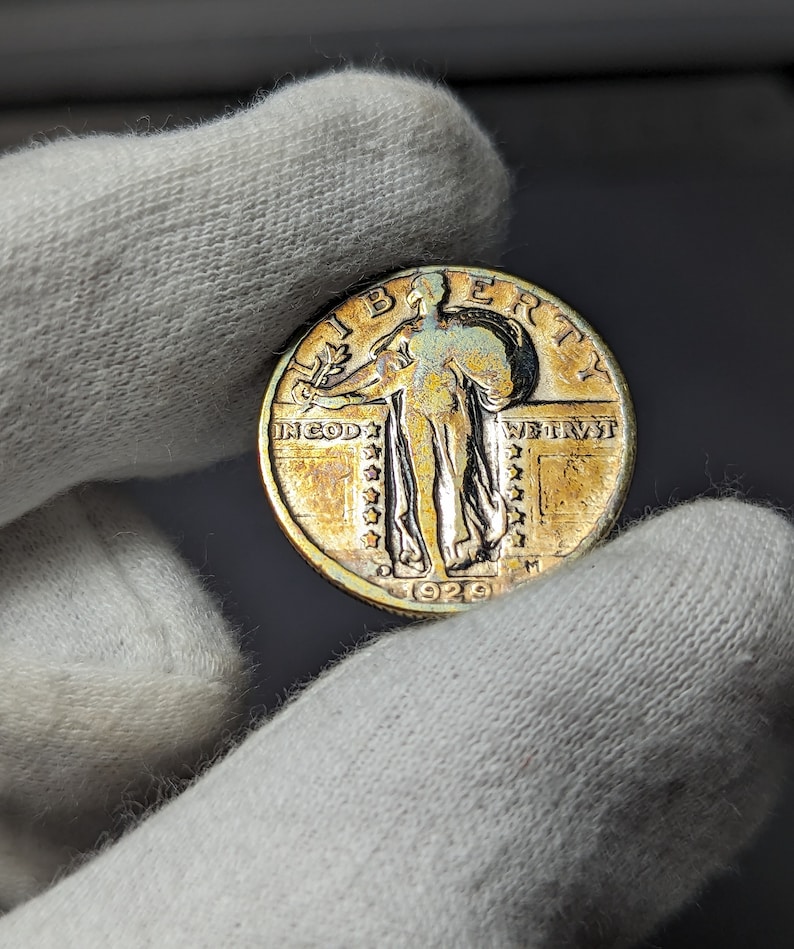 1929 Standing Liberty Silver Quarter - Etsy