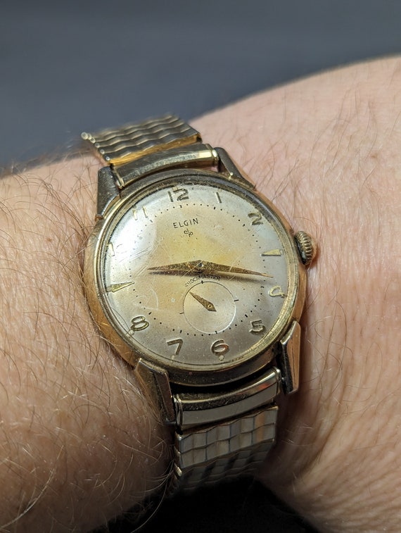 1960's Elgin SHOCKMASTER Men's Wristwatch - Gem