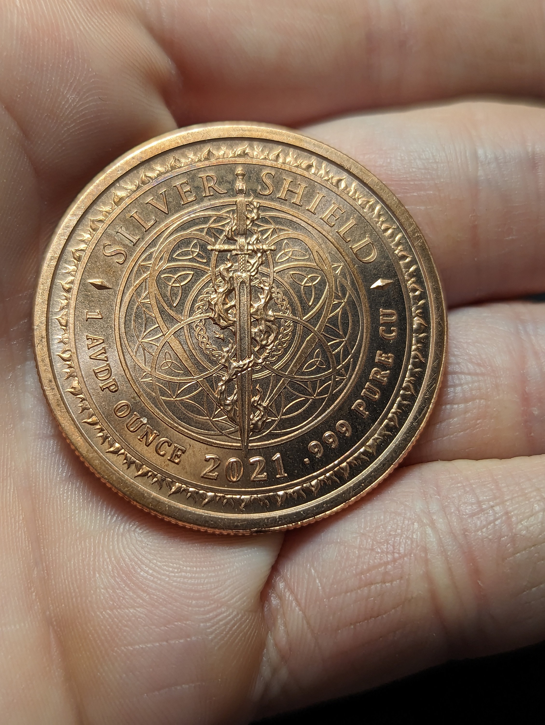 1 Oz Copper Round * Trivium Girls/ by Sculptor Heidi Wastweet - Etsy