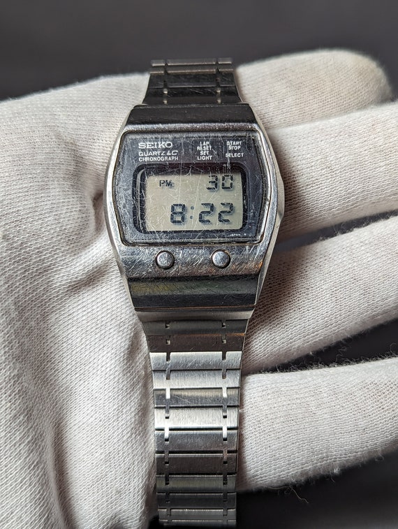 Seiko's First Digital Chronograph Wrist Watch - Gem