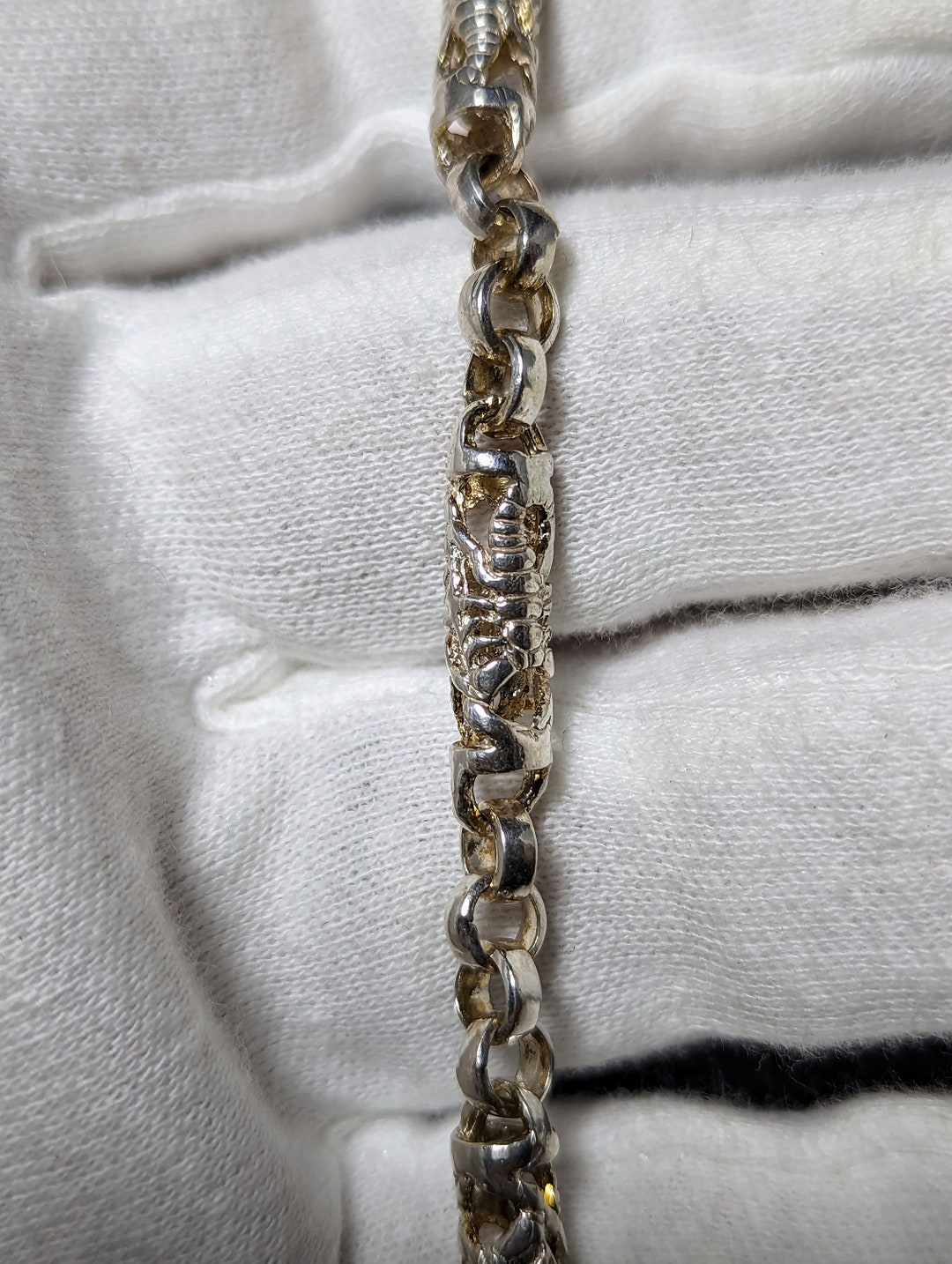 Fine Silver Scorpion Chain Necklace - Etsy