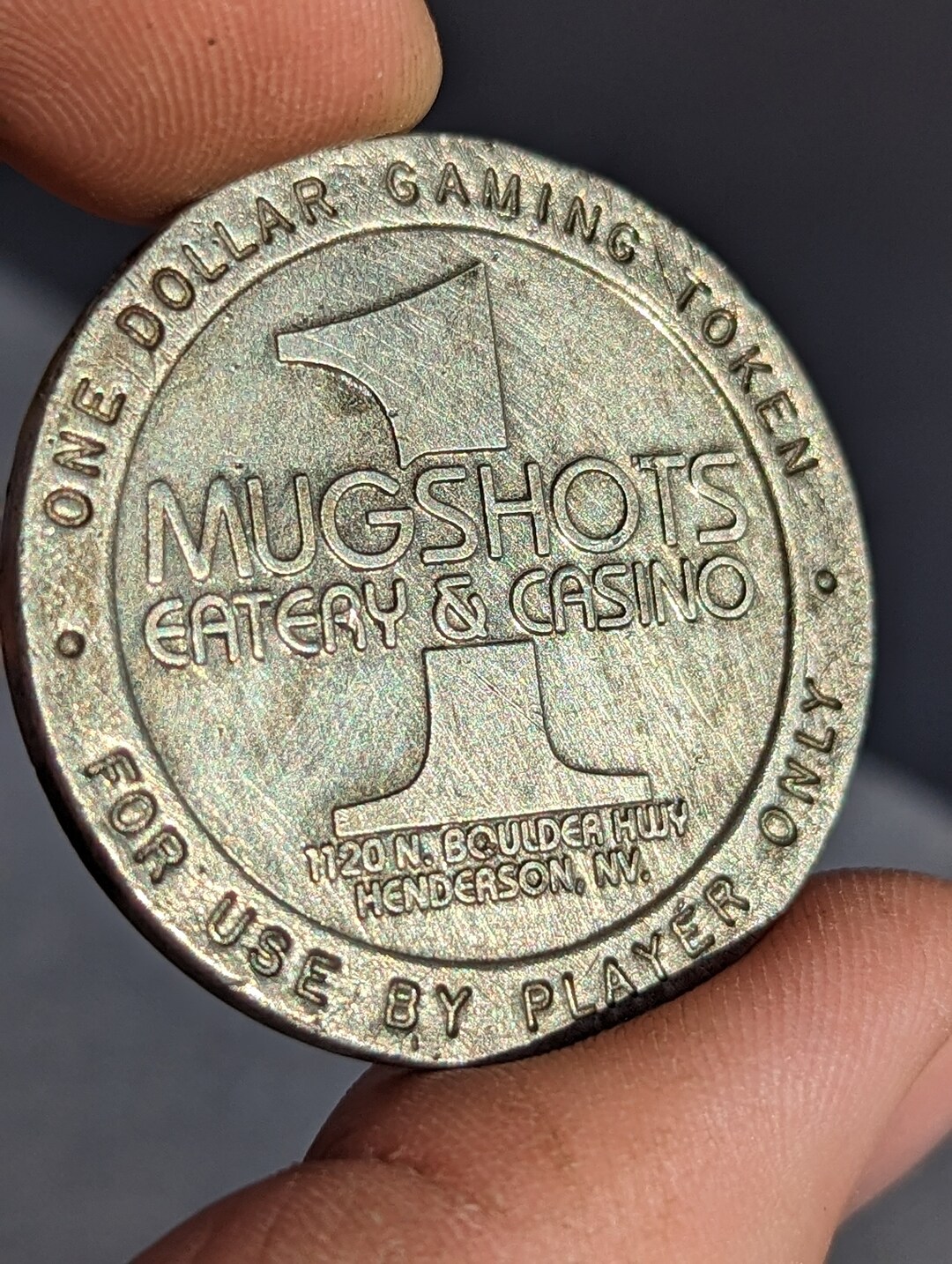 Mugshots Eatery and Casino One Dollar Bonze Casino Gaming Token - Etsy