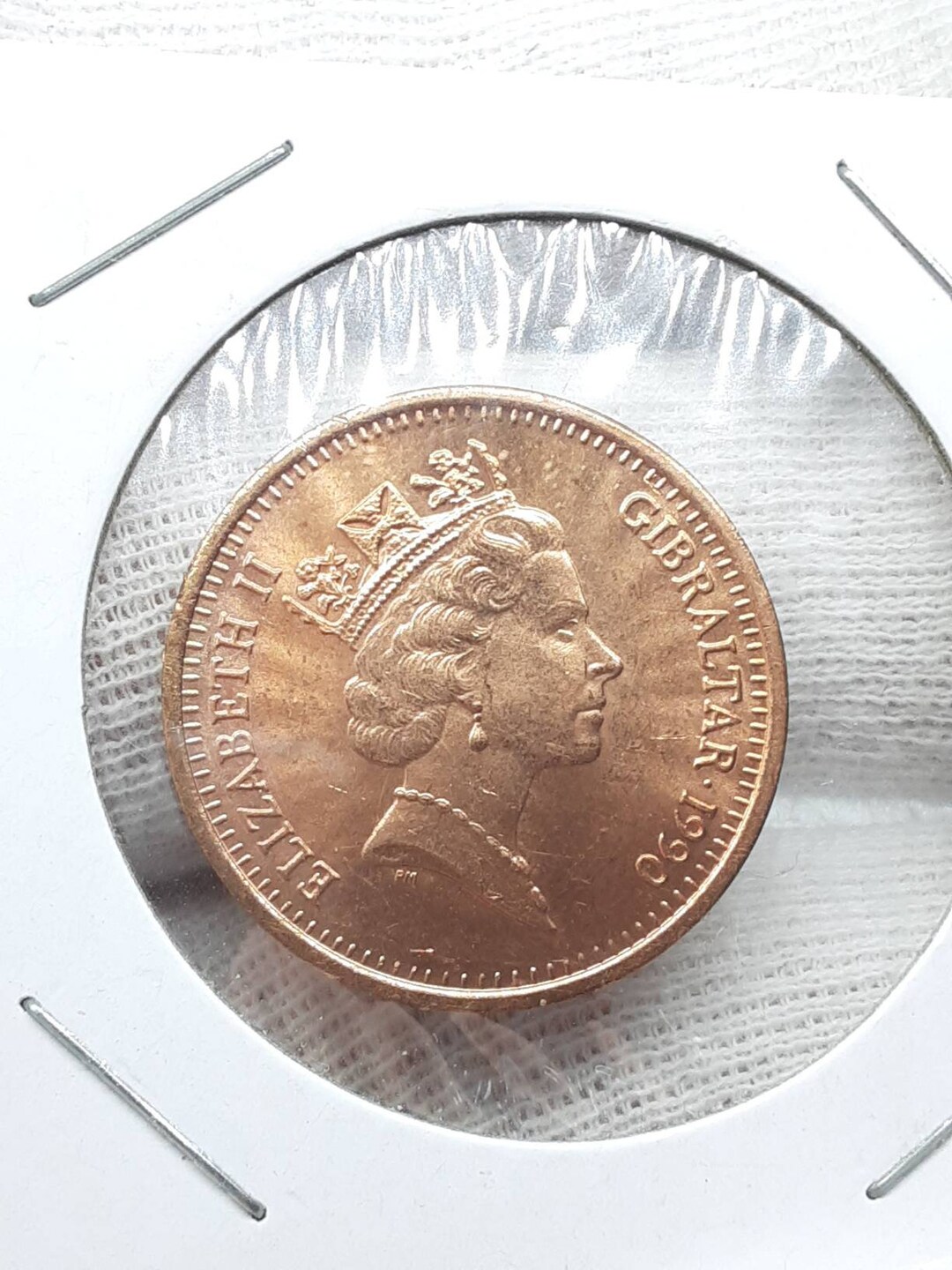 1990 Gibraltar Two Pence BU Coin - Etsy