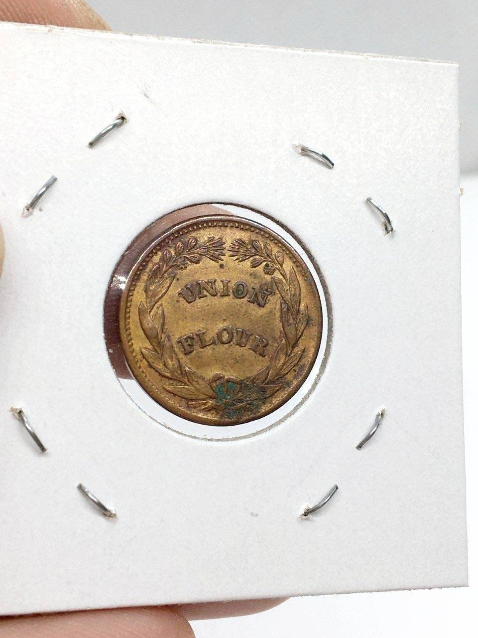 1863 AU Union Flour Civil War Token - Etsy