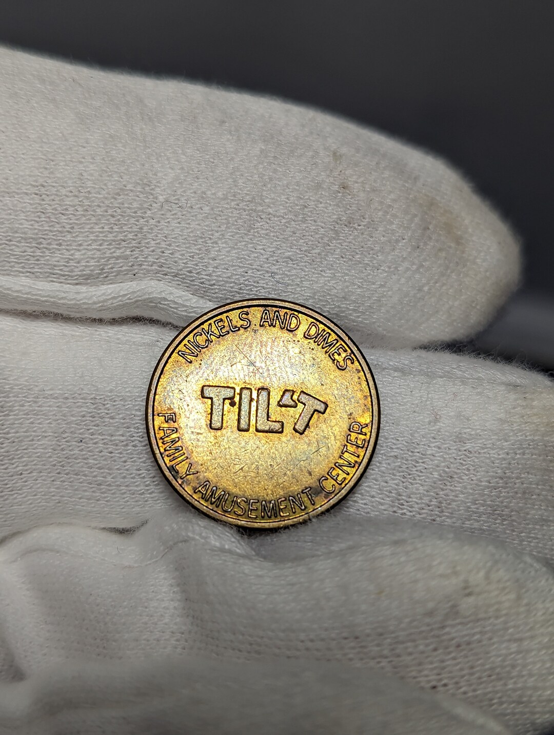 Tilt Studios Family Amusement Center Five Coupons Bronze Token - Etsy