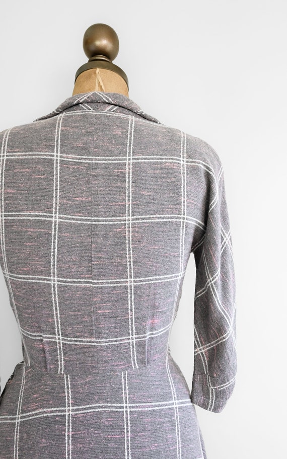 1950s Windowpane Dress - Gem