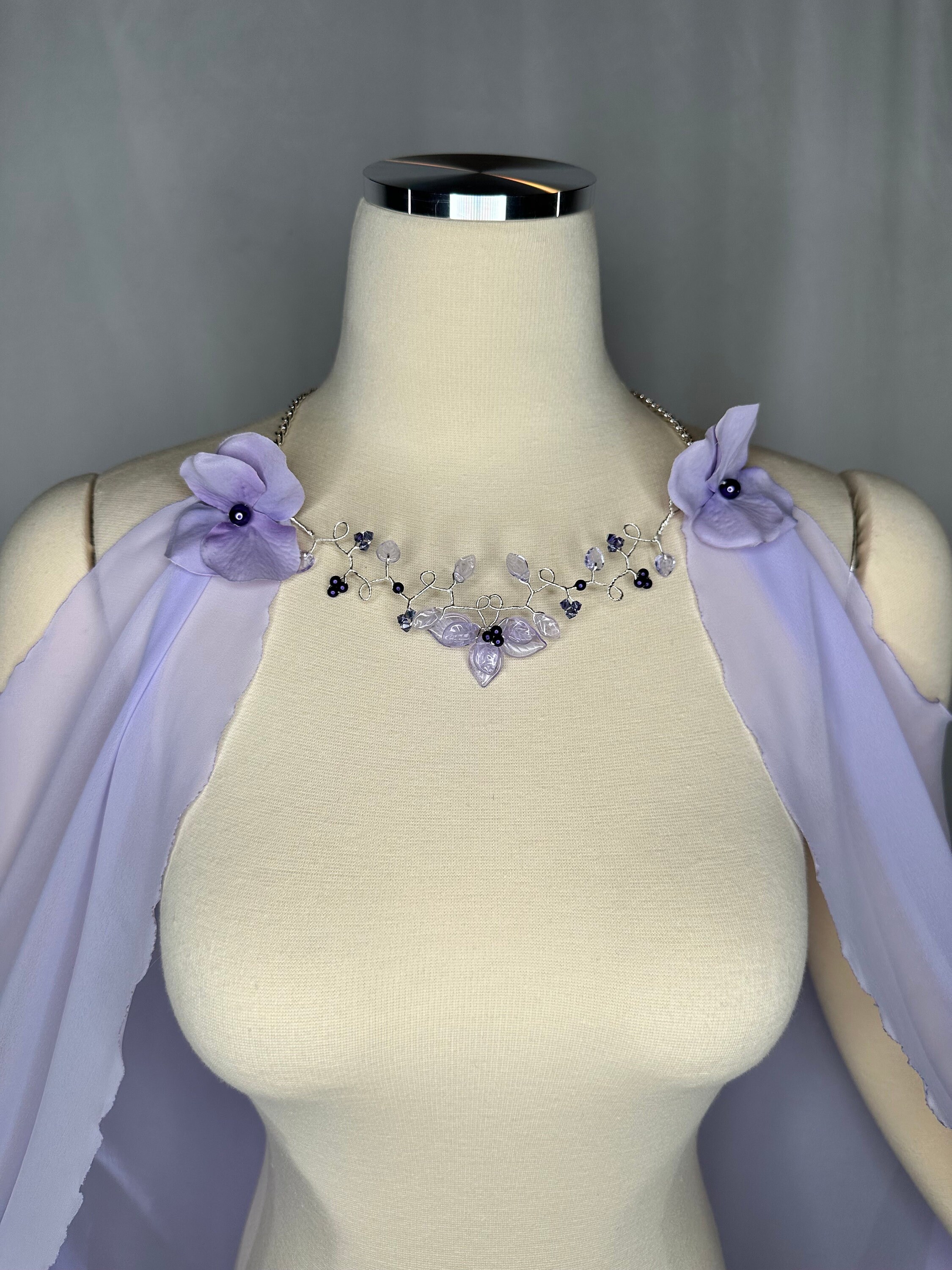 Lavender Elven Cape 3 2 Panels - Etsy