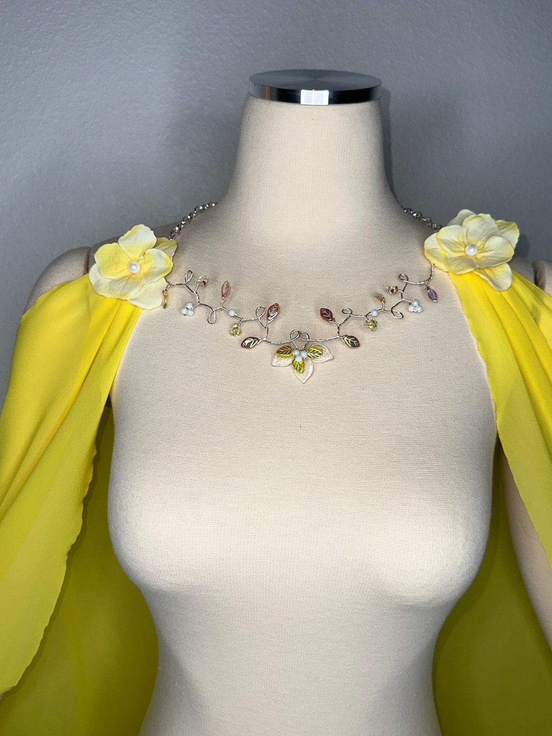 Yellow There Elven Cape - 2 Panels - Etsy