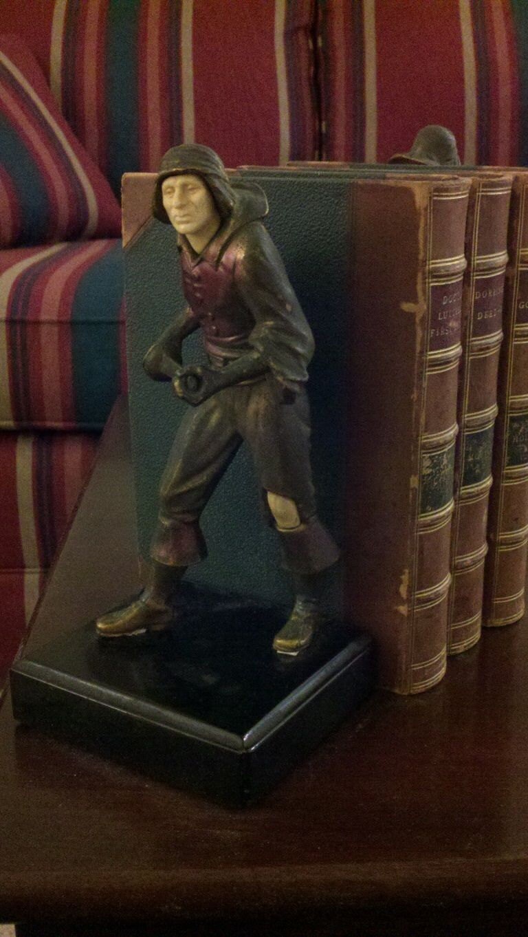 FIGURINES J.B. Hirsch J. Ruhl 1925 Spelter Pirate Bookends - Etsy