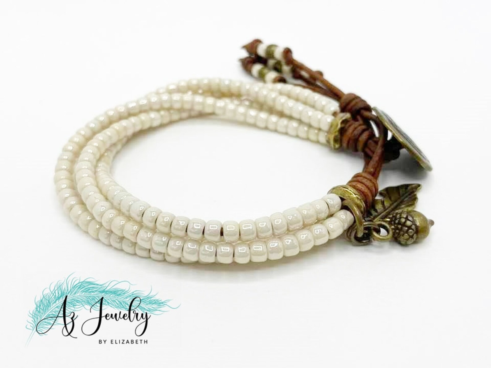 Tree of Life Bracelet/ Four Strand Bracelet With Seed Beads/ - Etsy