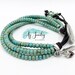 Native American Style Turquoise Seed Bead Leather Wrap Bracelet, Beaded ...