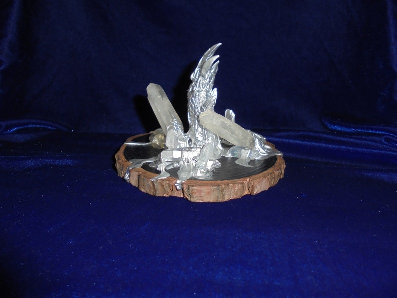 Armadillo Paw and Crystal Mount - Etsy