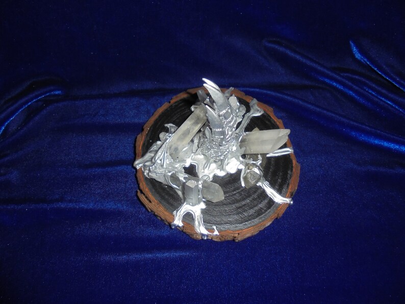 Armadillo Paw and Crystal Mount - Etsy