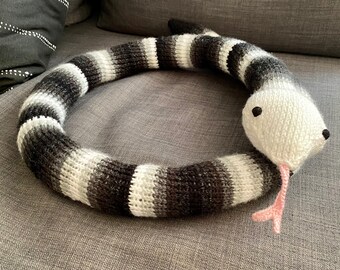 Knitted Snake - Etsy