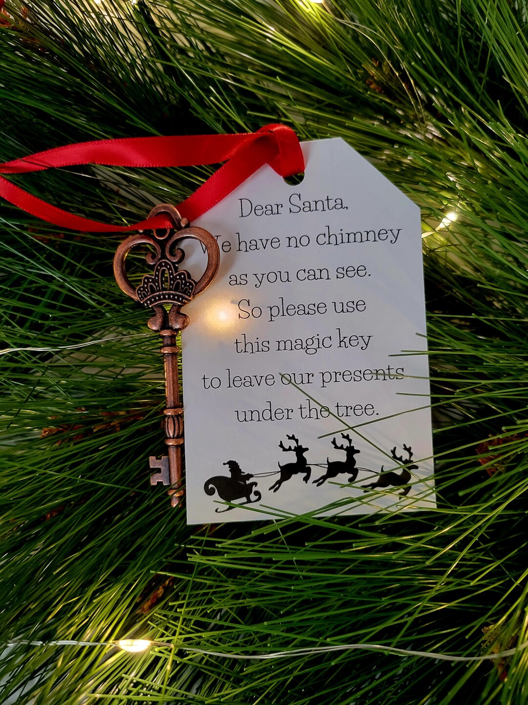 Santa's Magic Key | Santa Key | Magic Key for House With No Chimney - Etsy