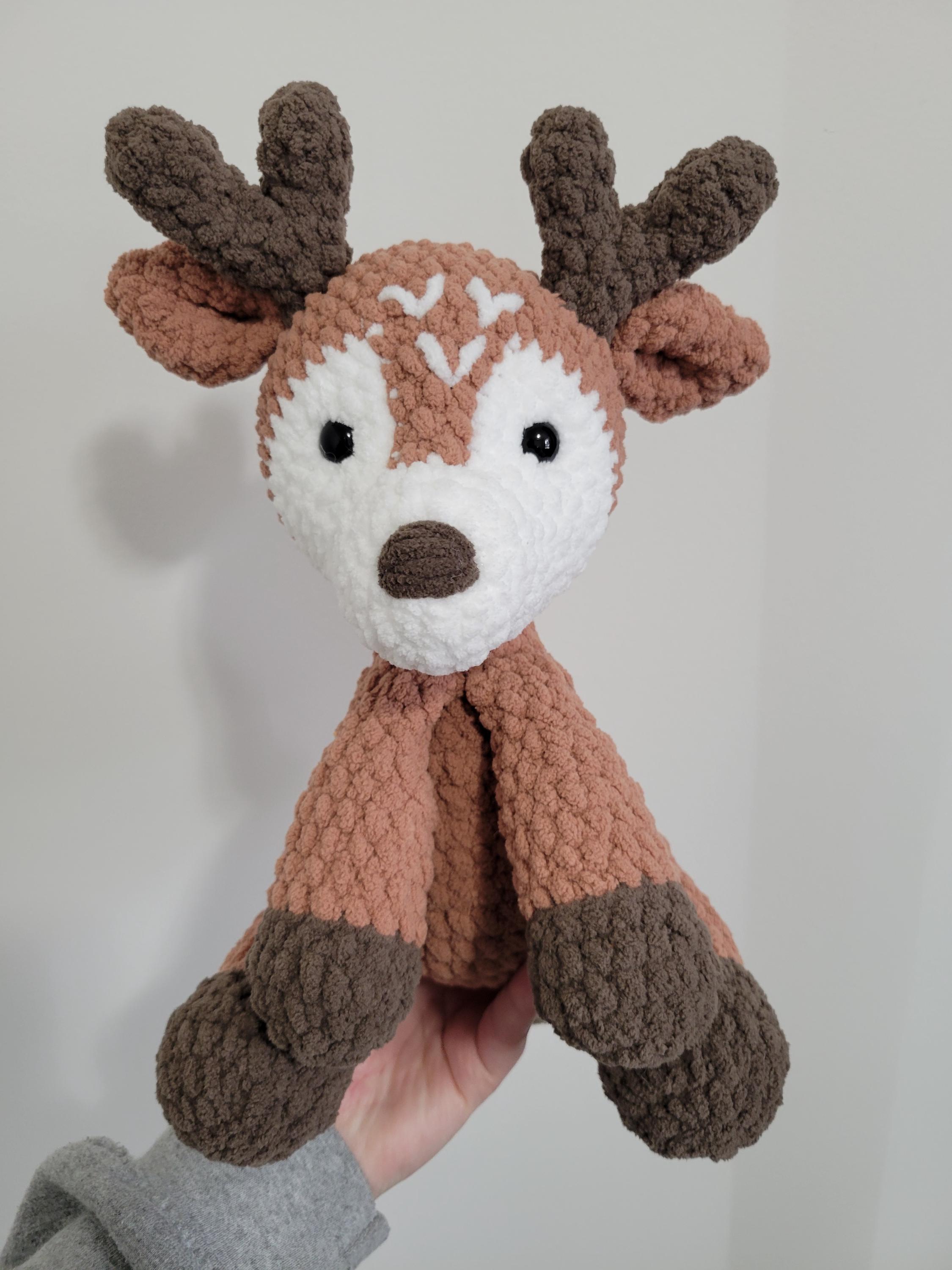 Ready to Ship Reindeer Stuffed Animal Christmas Deer Stocking Stuffer ...