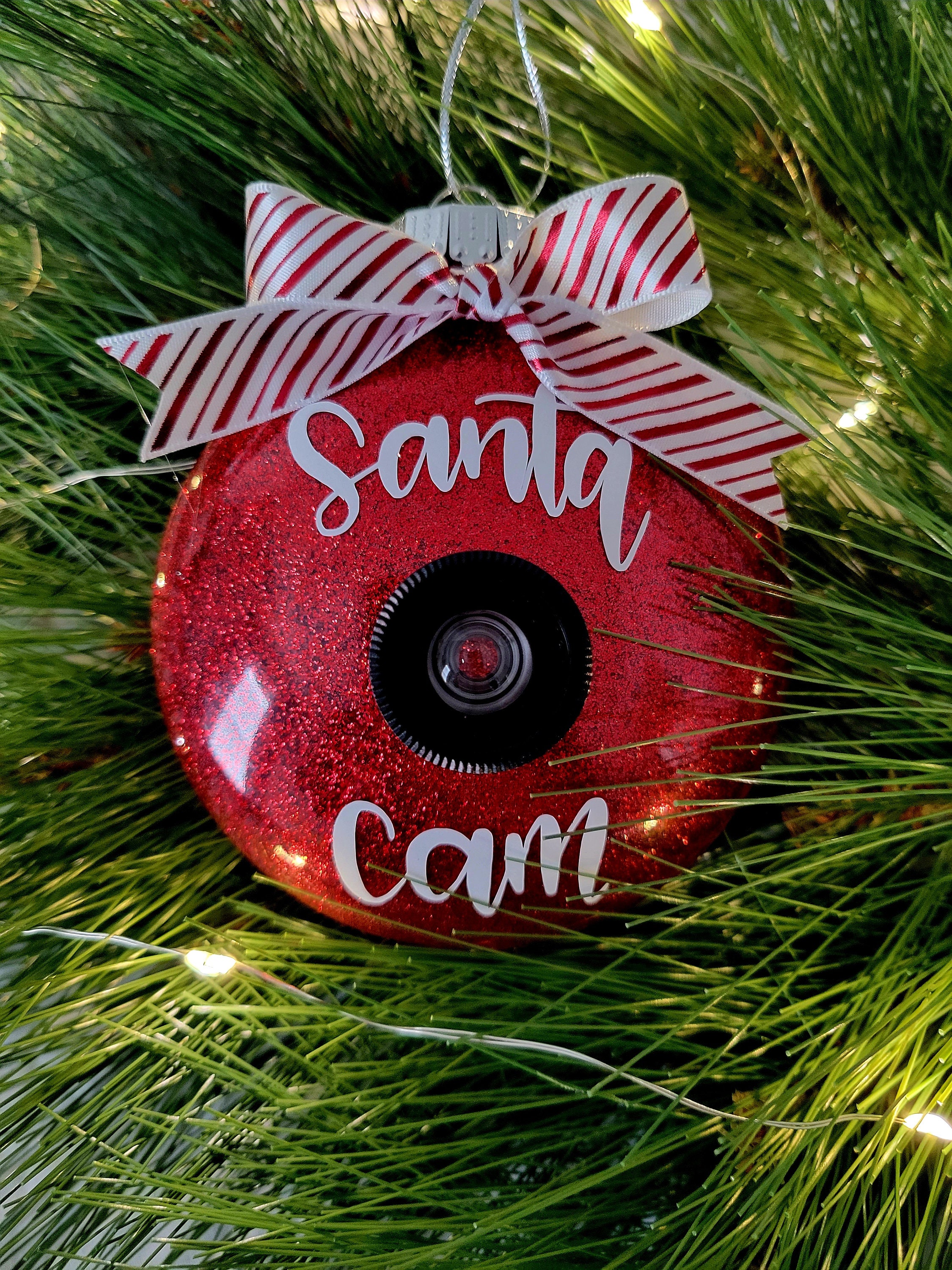 Santa Cam Ornament Kid's Ornament Christmas Ornament Santa Cam and ...